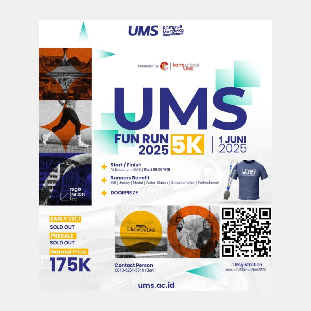 UMS Fun Run 2025 | Universitas Muhammadiyah Surakarta