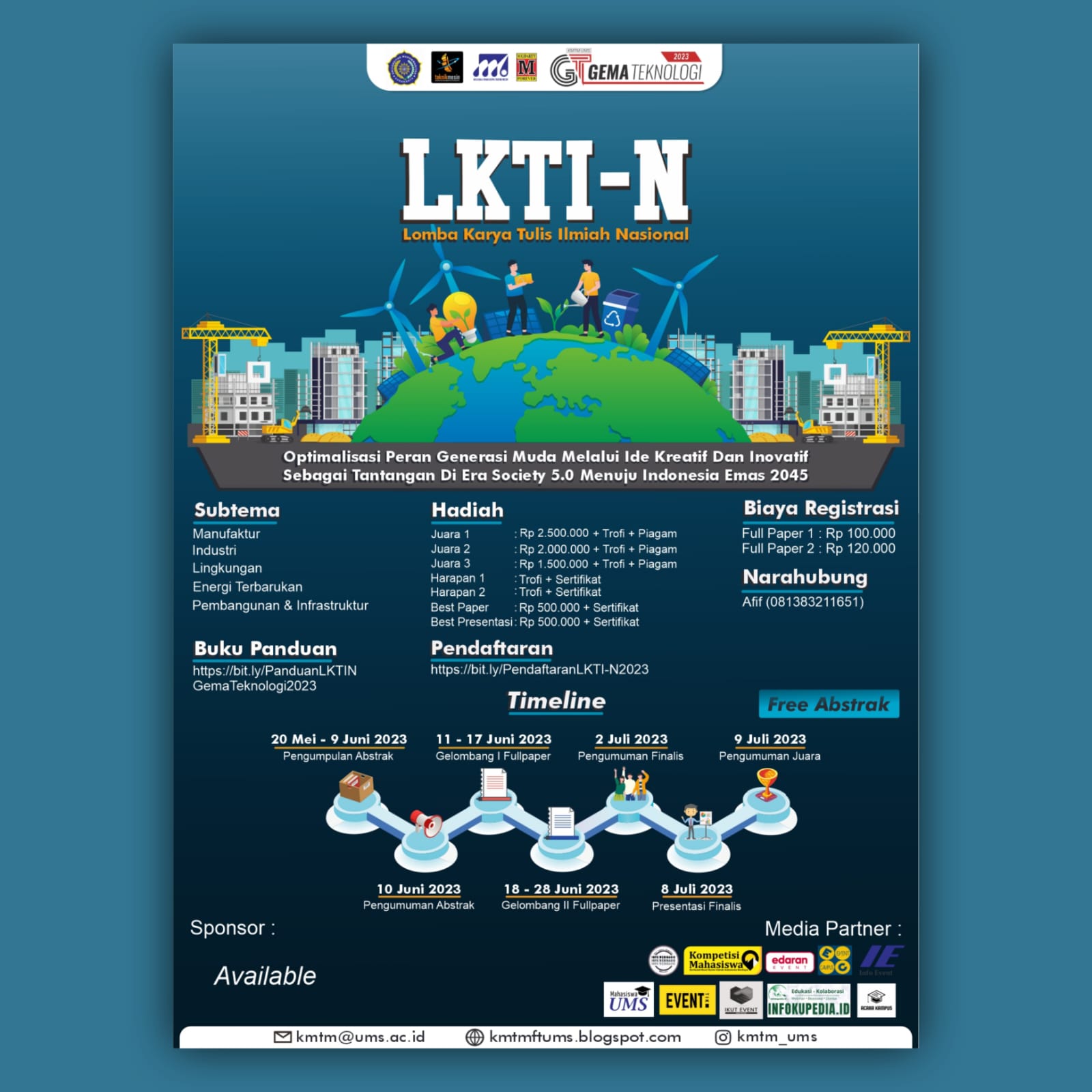 Pendaftaran Lomba Karya Tulis Ilmiah Nasional (LKTI-N) 2023 ...