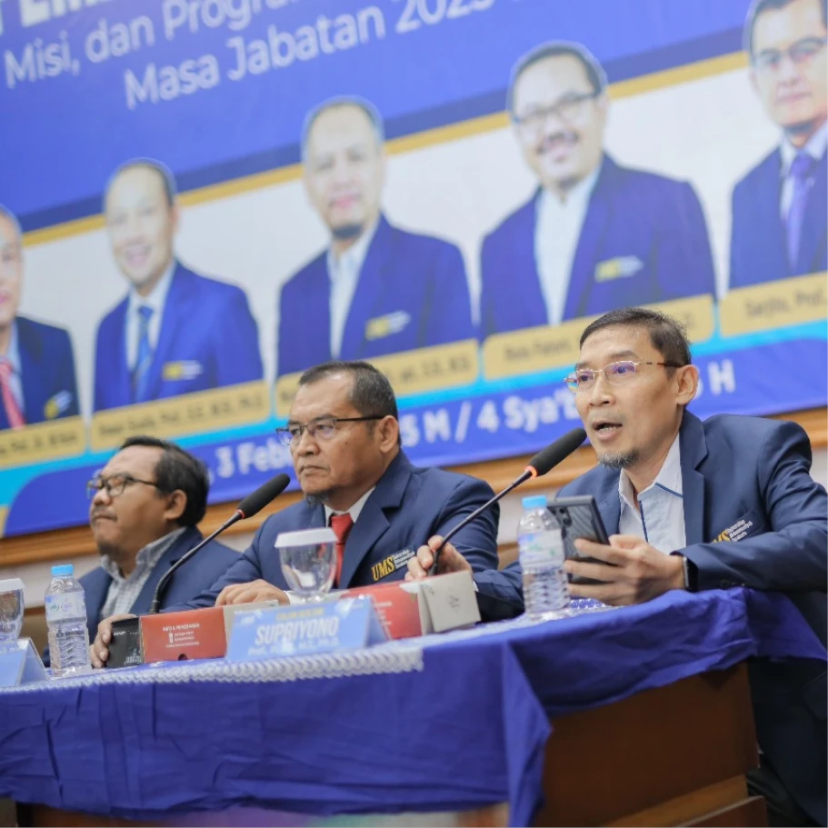 Tiga Calon Rektor UMS dari Fakultas Teknik Memaparkan Visi, Misi, dan ...