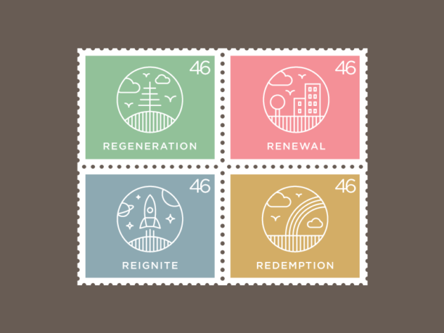 40 Creative Postage Stamps for Your Inspiration – Web Design Ledger