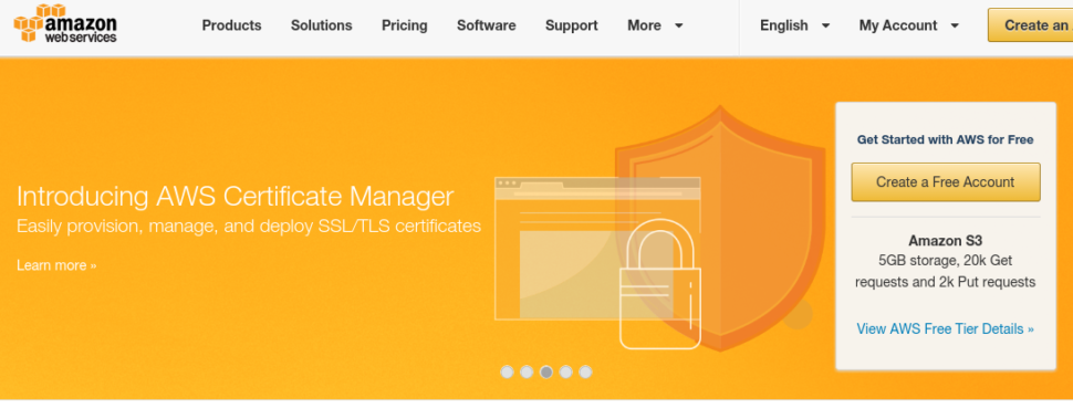 Amazon Web Services Now Offers Free SSL/TLS – Web Design Ledger