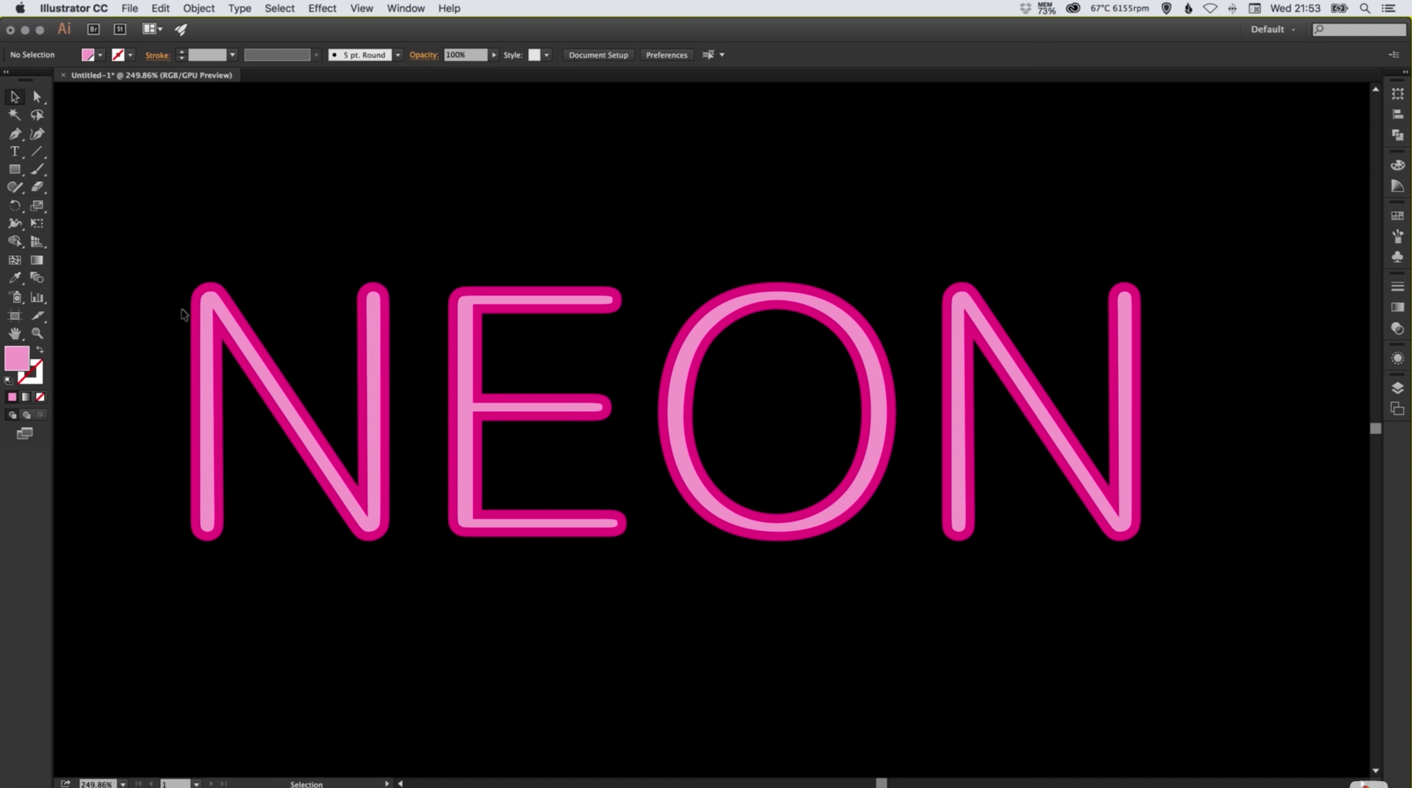 create-neon-text-effect-adobe-illustrator-3 – Web Design Ledger