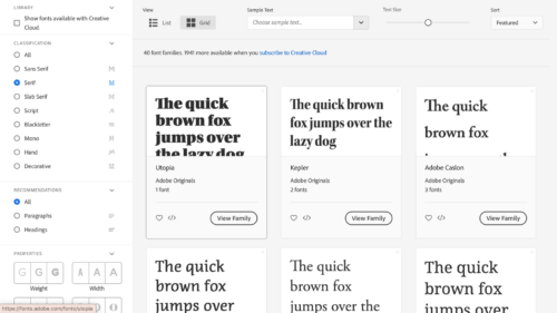 An Intro to Adobe Edge Web Fonts: Updated for 2020 – Web Design Ledger