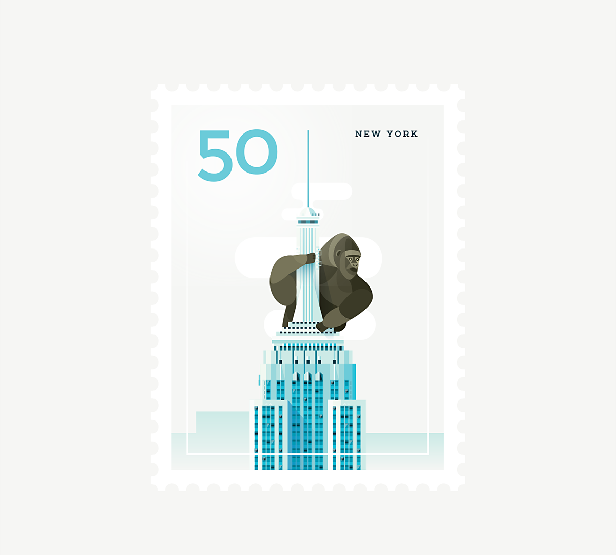 40 Creative Postage Stamps for Your Inspiration – Web Design Ledger