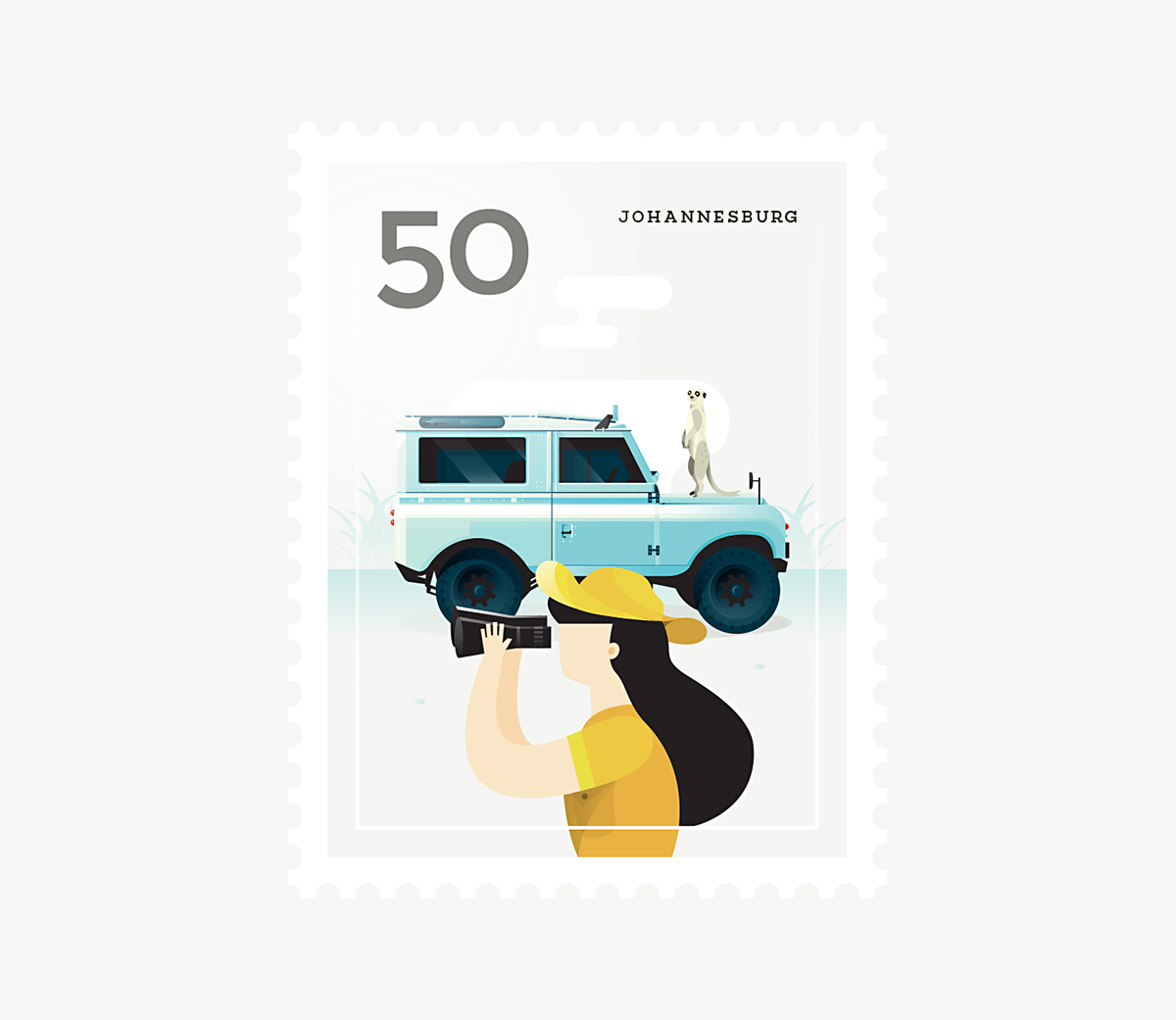 40 Creative Postage Stamps for Your Inspiration – Web Design Ledger