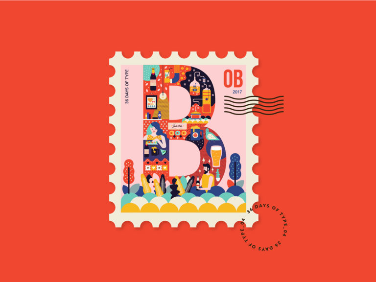 40 Creative Postage Stamps for Your Inspiration – Web Design Ledger