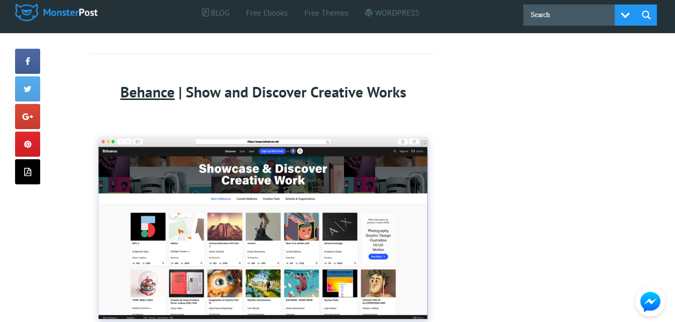 behance – Web Design Ledger