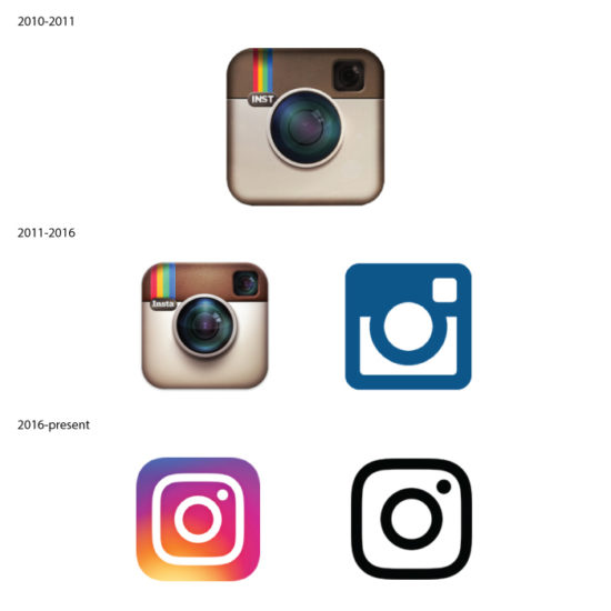 Instagram-logo-history – Web Design Ledger