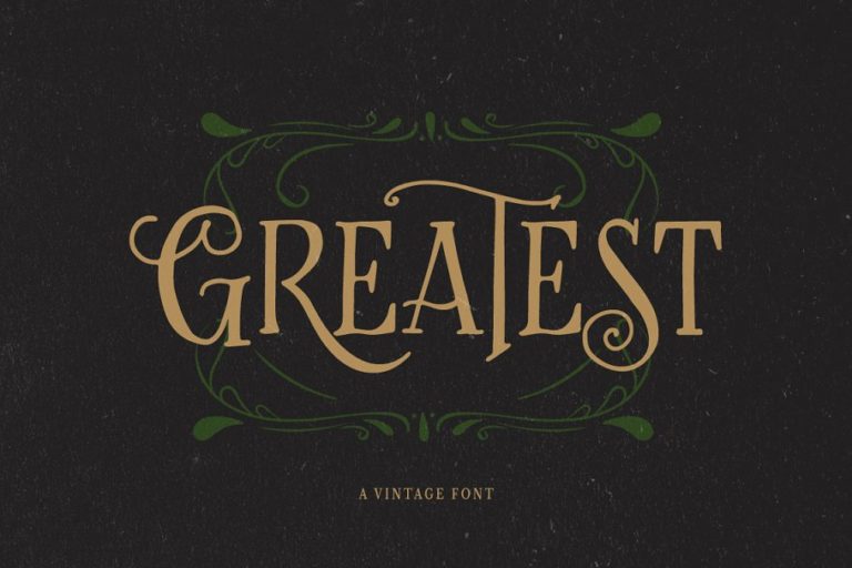 40 Of the best Free vintage Fonts picked by professional designers ...
