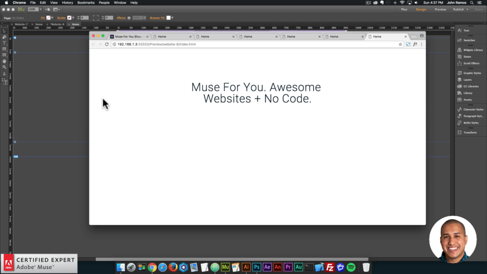 How to Animate Text in Adobe Muse – Web Design Ledger