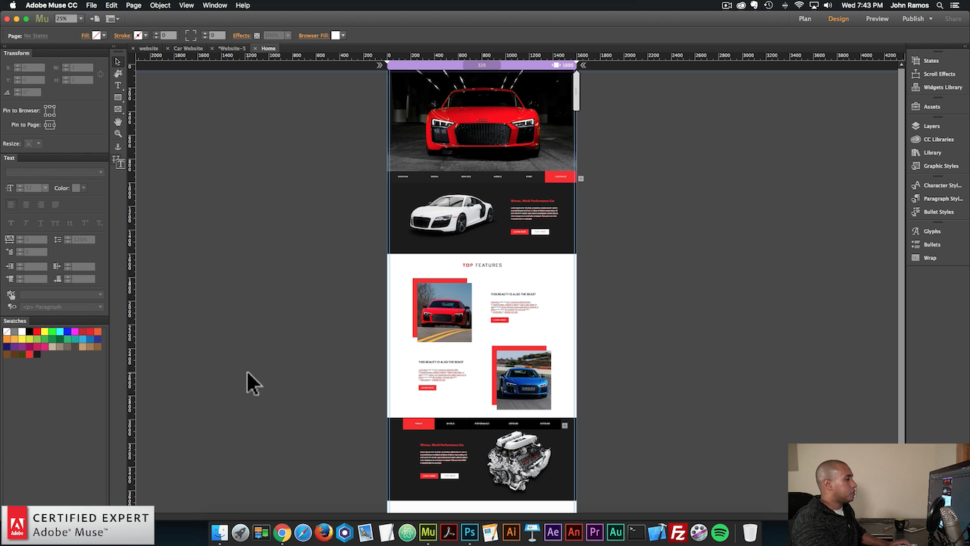 New Update! Responsive Slideshows, Compositions, and Forms – Adobe Muse CC – Web Design Ledger