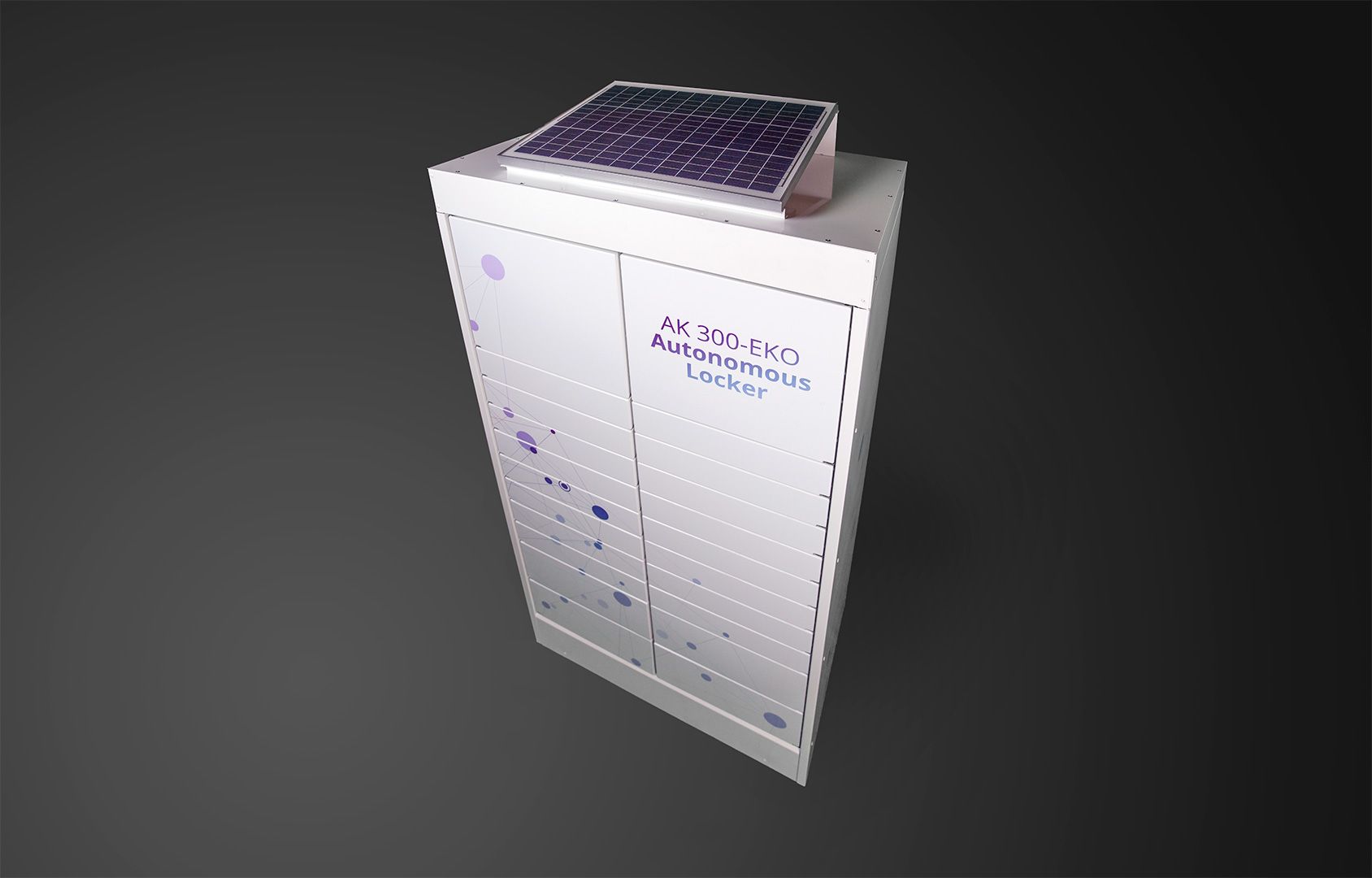 Lumen Solar Powered Autonomous Battery Locker