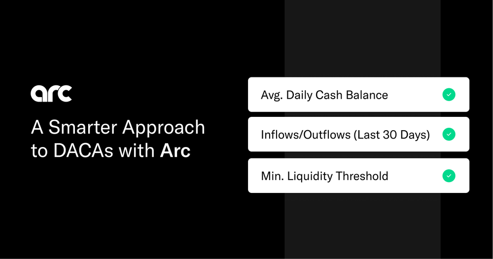 Arc’s guide to Deposit Account Control Account Agreements (DACA)