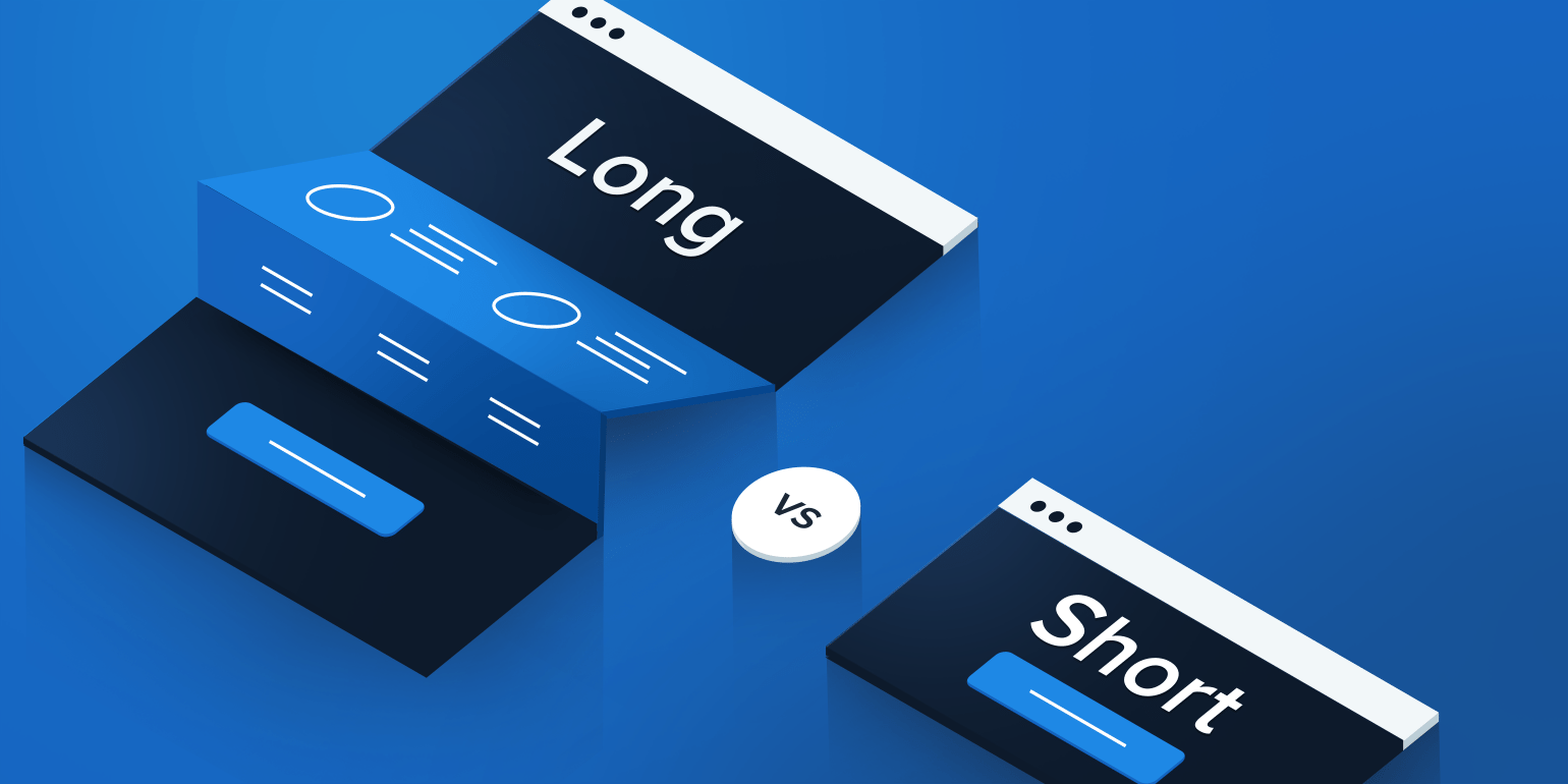 The Best Times to Use Long Form Landing Pages for A/B testing