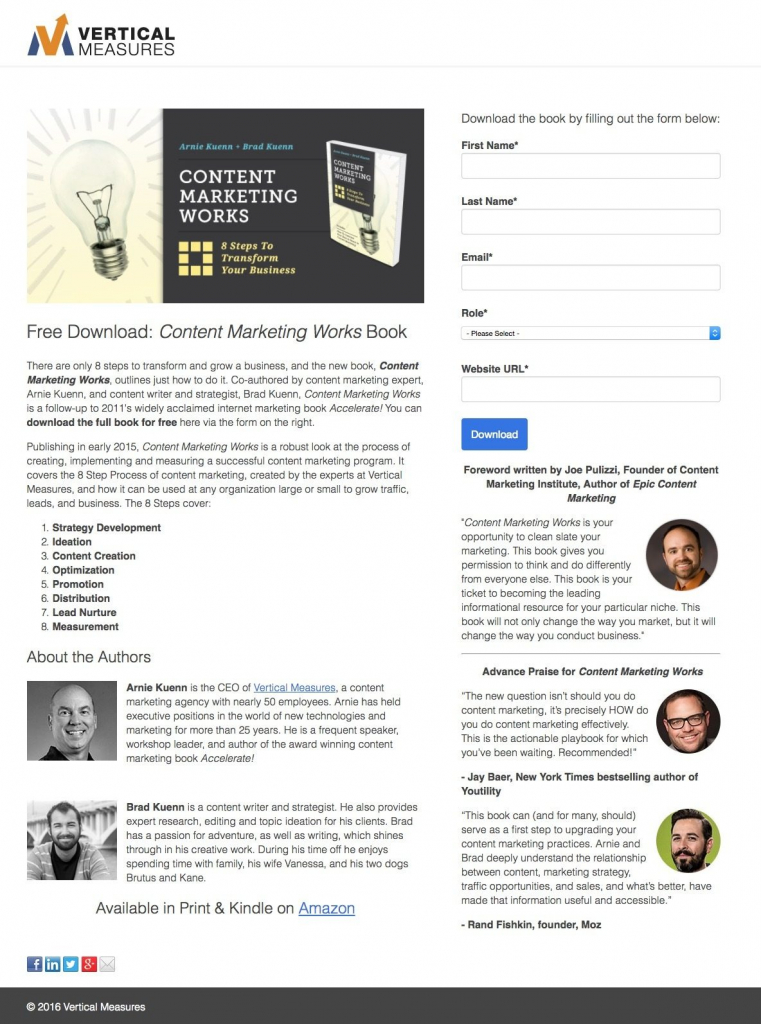 Ebook Landing Page Examples Used by Today’s Best Brands