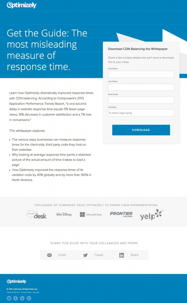 6 Optimizely Landing Pages to Model Your Next Page After