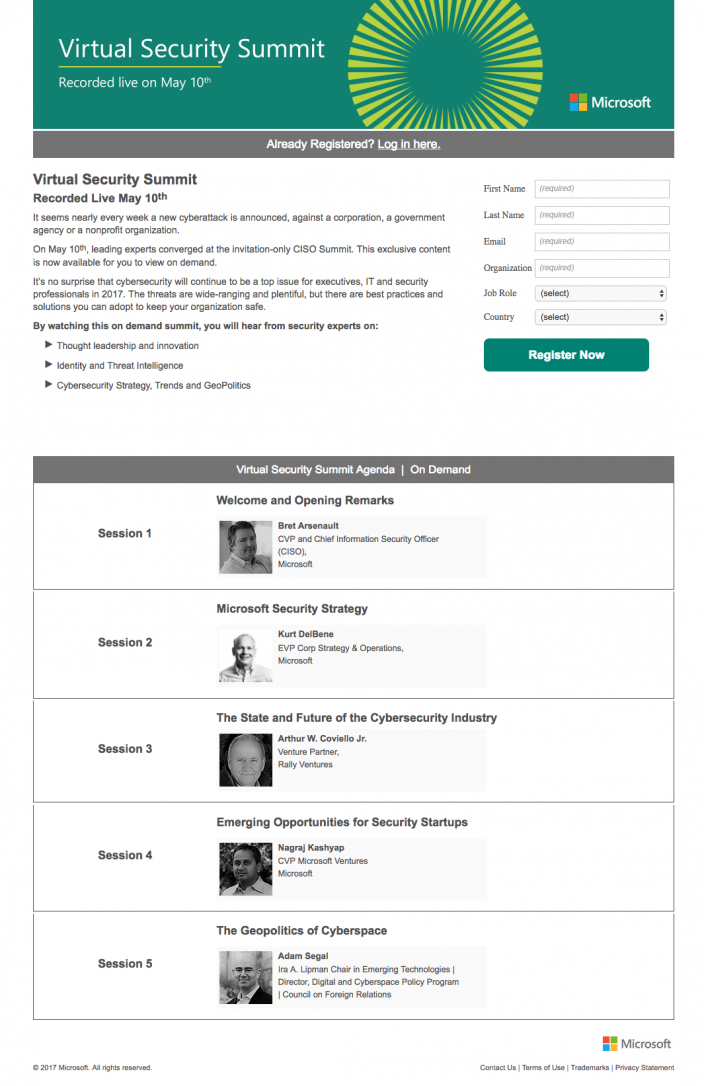 10 Microsoft Landing Pages to Inspire Your Next Design That Persuade ...
