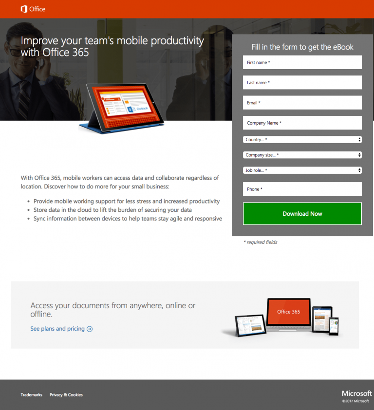 25 Best Landing Page Examples From Top Brands for Inspiration