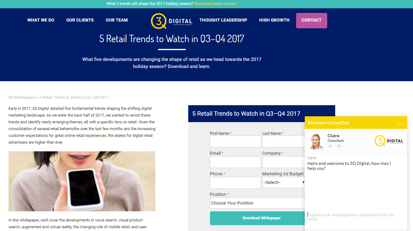 Create a Better Customer Experience with Live Chat Landing Pages