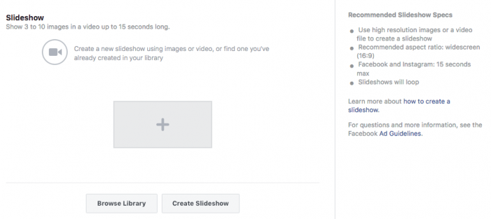 Facebook Slideshow Ads: How They Work, Best Practices & Ad Specs