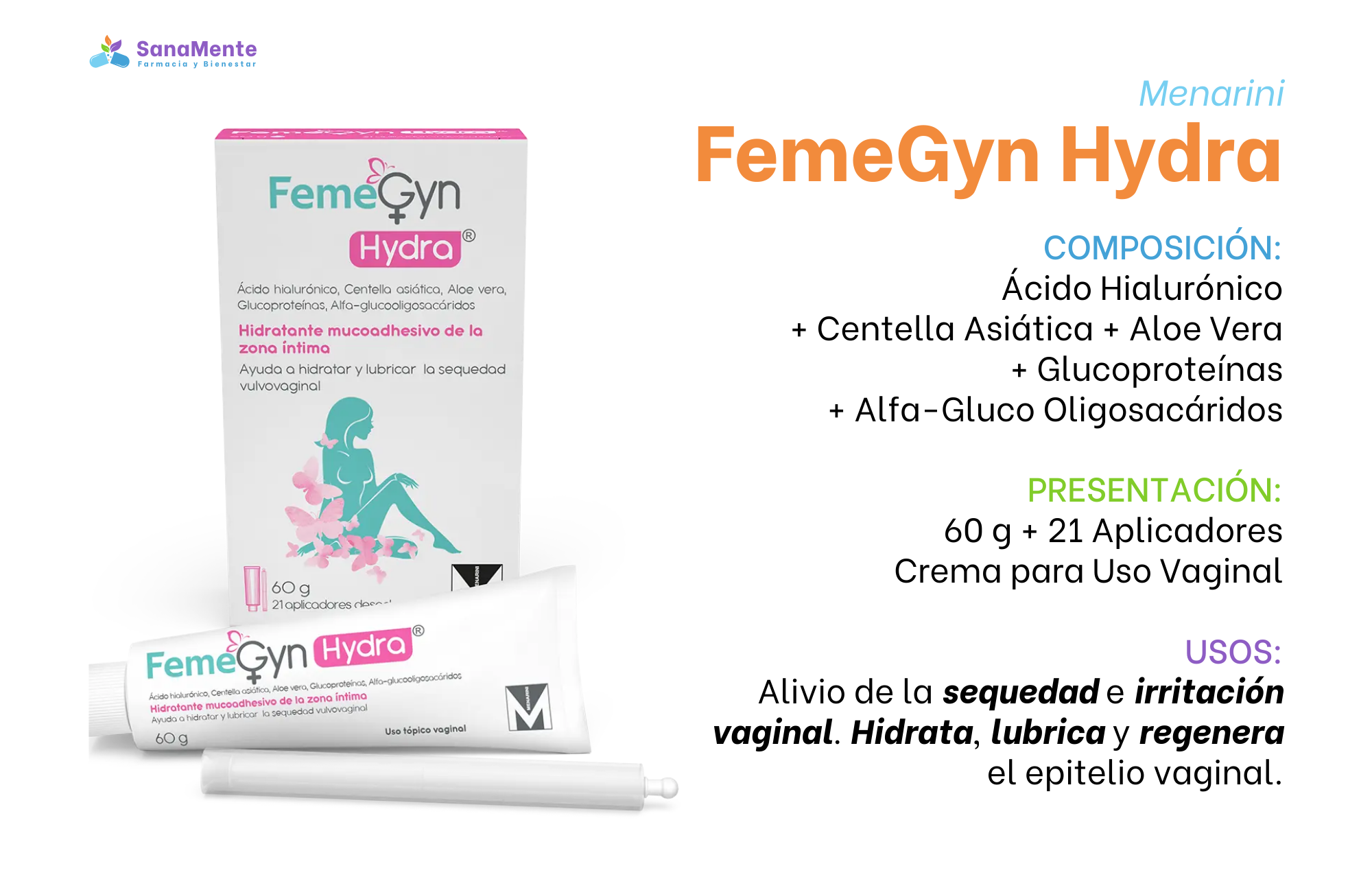 FEMEGYN HYDRA - SanaMente - Tienda en línea