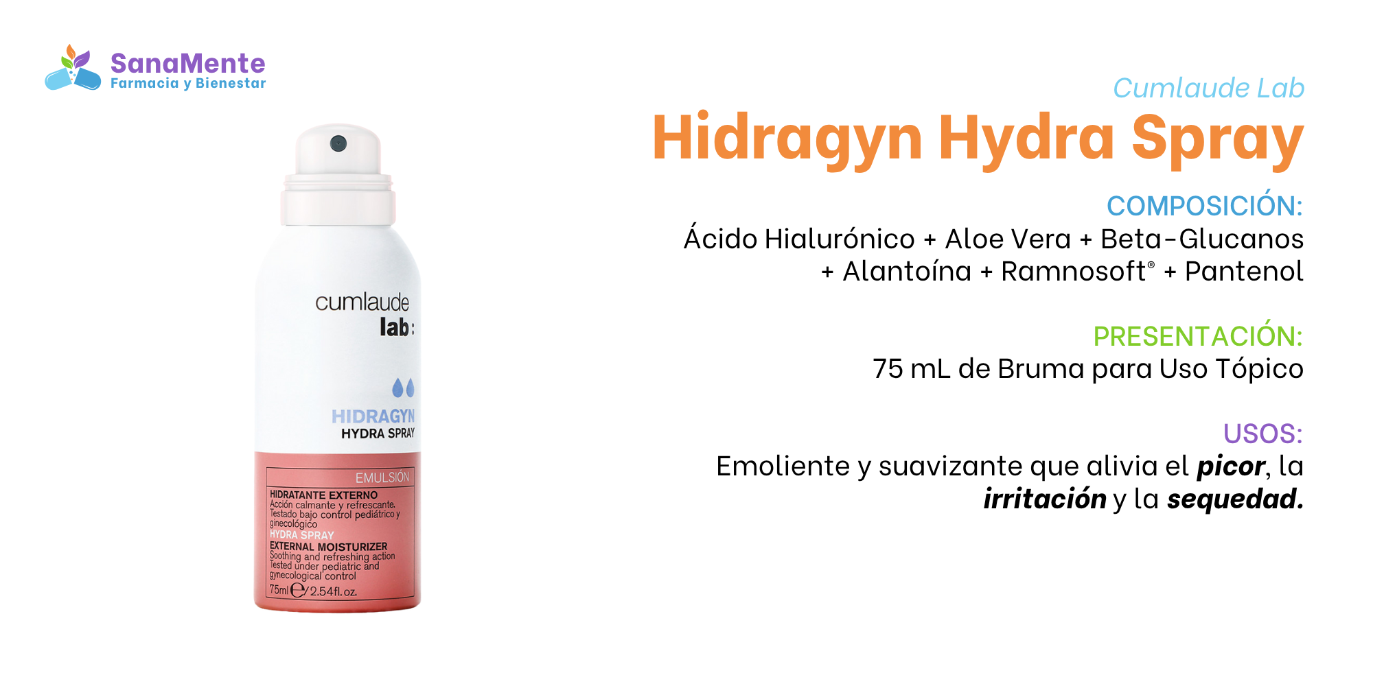 FEMEGYN HYDRA - SanaMente - Tienda en línea