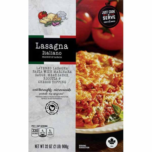 Park Street Deli Lasagna Italiano | Weekly Ad