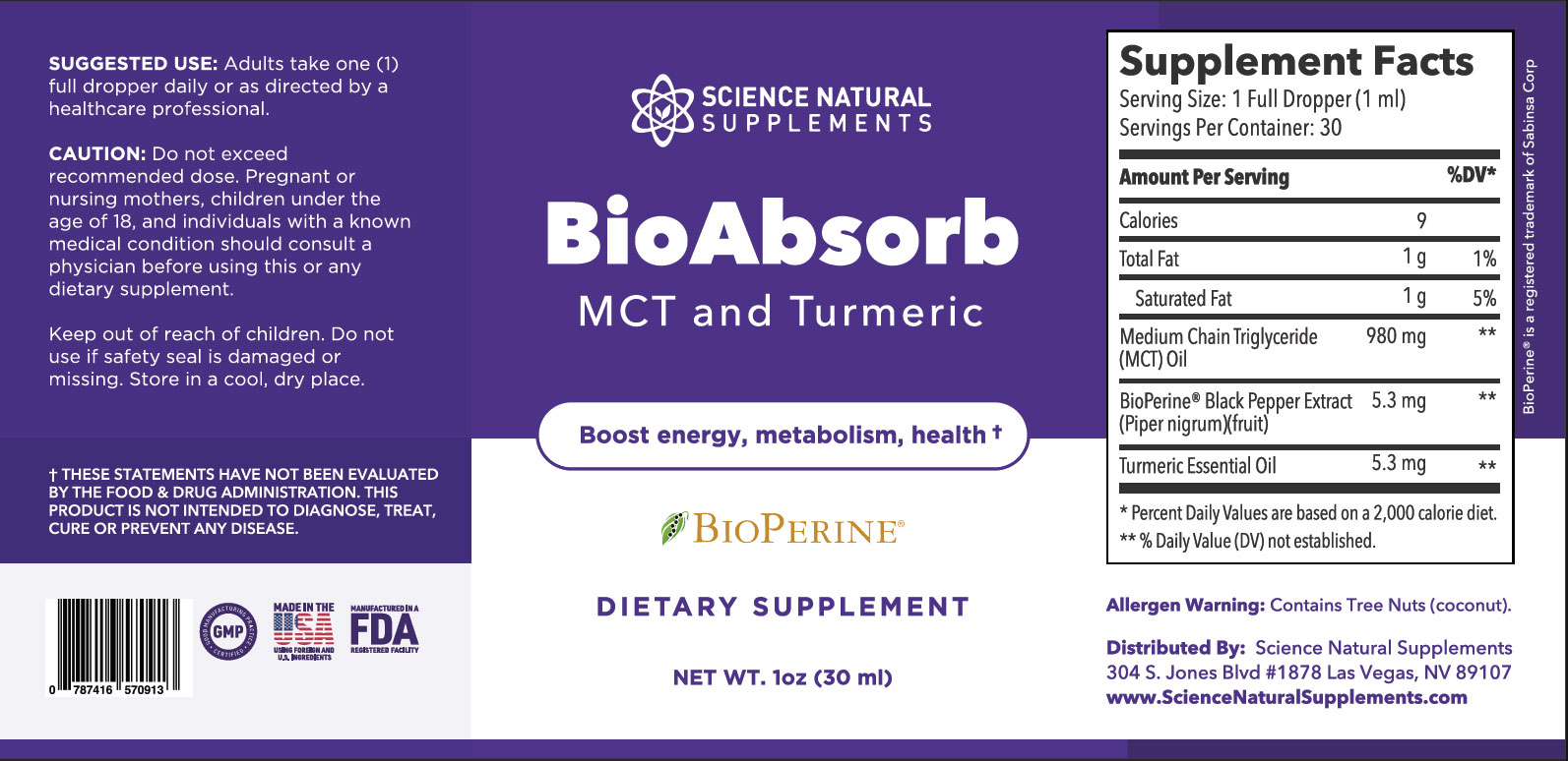 Science Natural Supplements - Bioabsorb