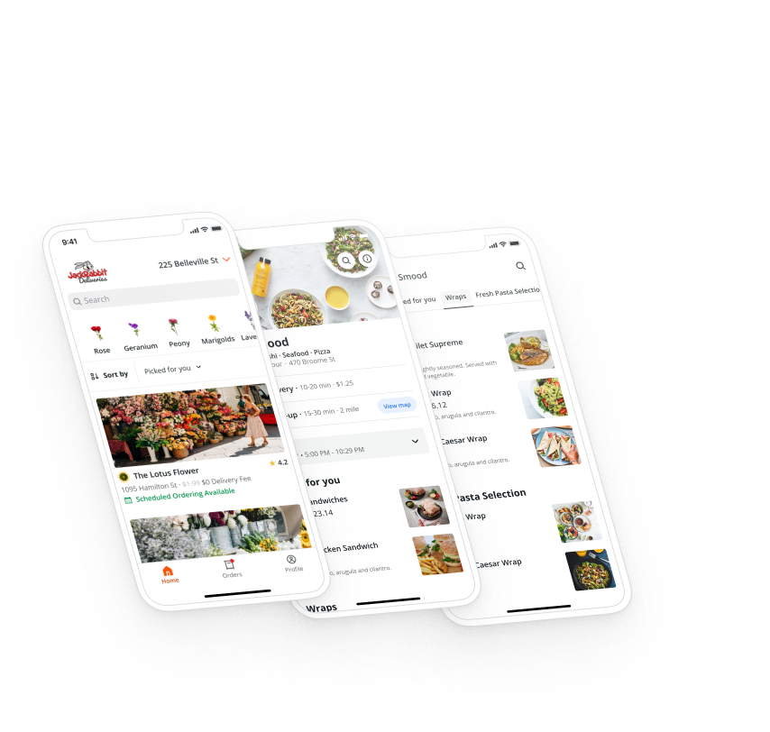 Order from your favorite local merchants