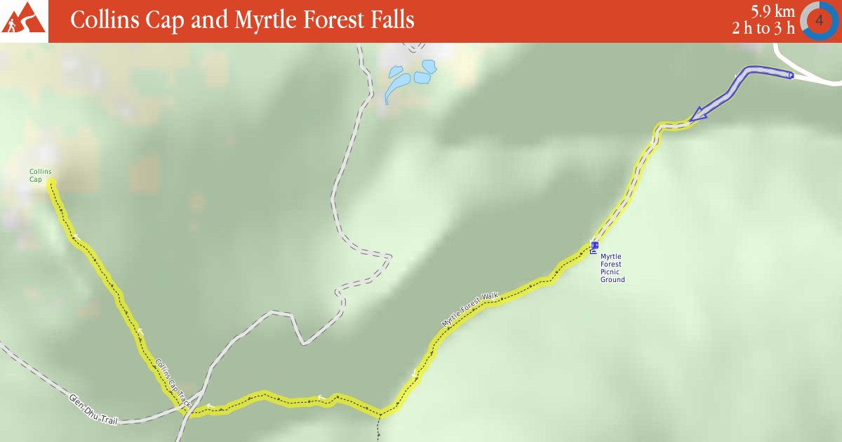 Collins Cap and Myrtle Forest Falls