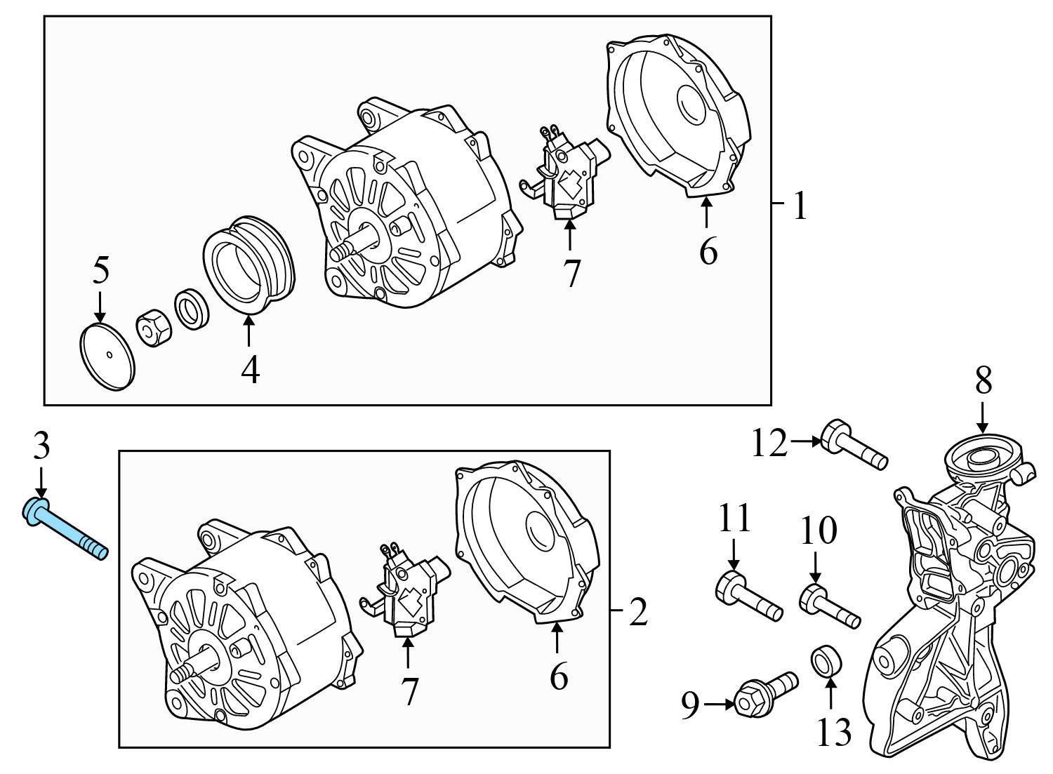 2003-2007 2010-2013 VW GOLF - M8x90 Screw / BOLT SET (2) N10610001 | eBay