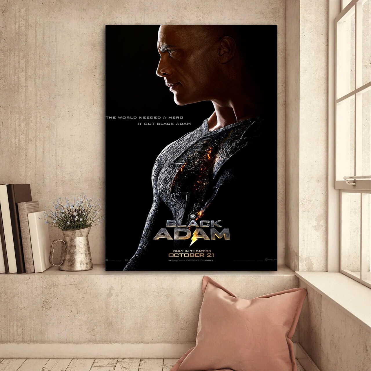 DC Superhero Black Adam Movie 2022 Poster - Wiseabe Apparels