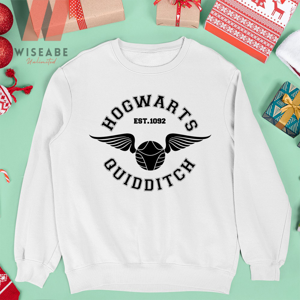 The Golden Snitch Hogwarts Quidditch Est 1092 Harry Potter Sweatshirt ...