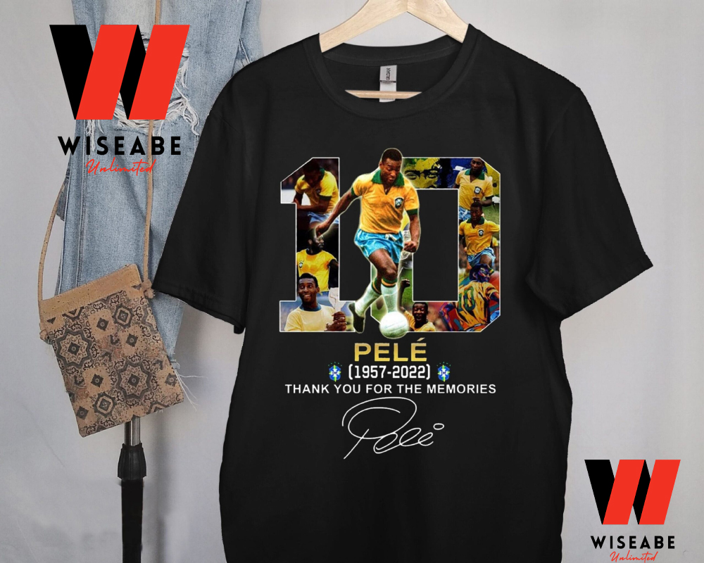 Retro Number 10 Of Brazil Football Thank For The Memories Pele T Shirt ...