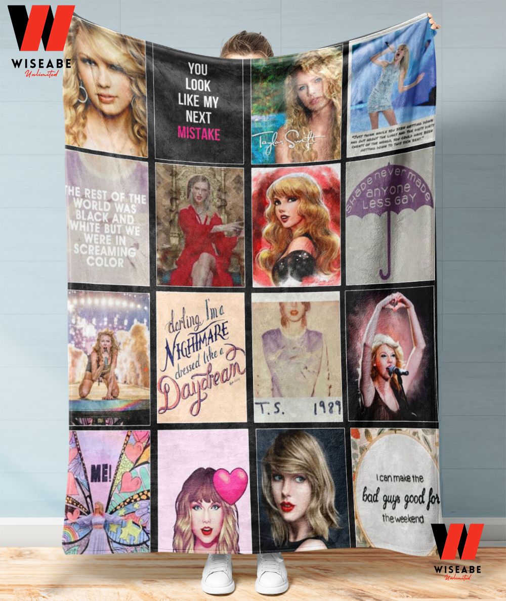 Cheap Albums Collection Of Taylor Swift Blanket - Wiseabe Apparels