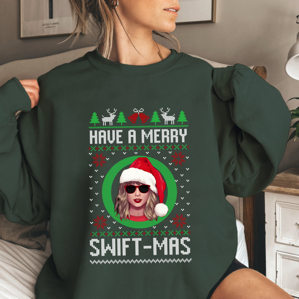 Have A Merry Swiftmas Sweatshirt – holostyles.com