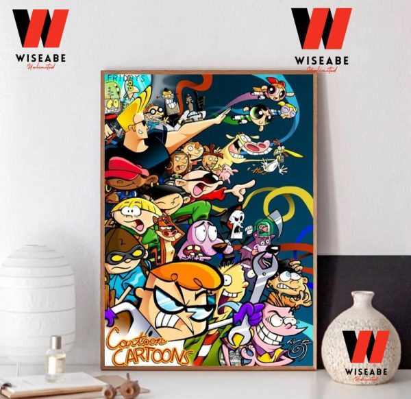 Hot The Golden Age of Cartoon Network Poster - Wiseabe Apparels