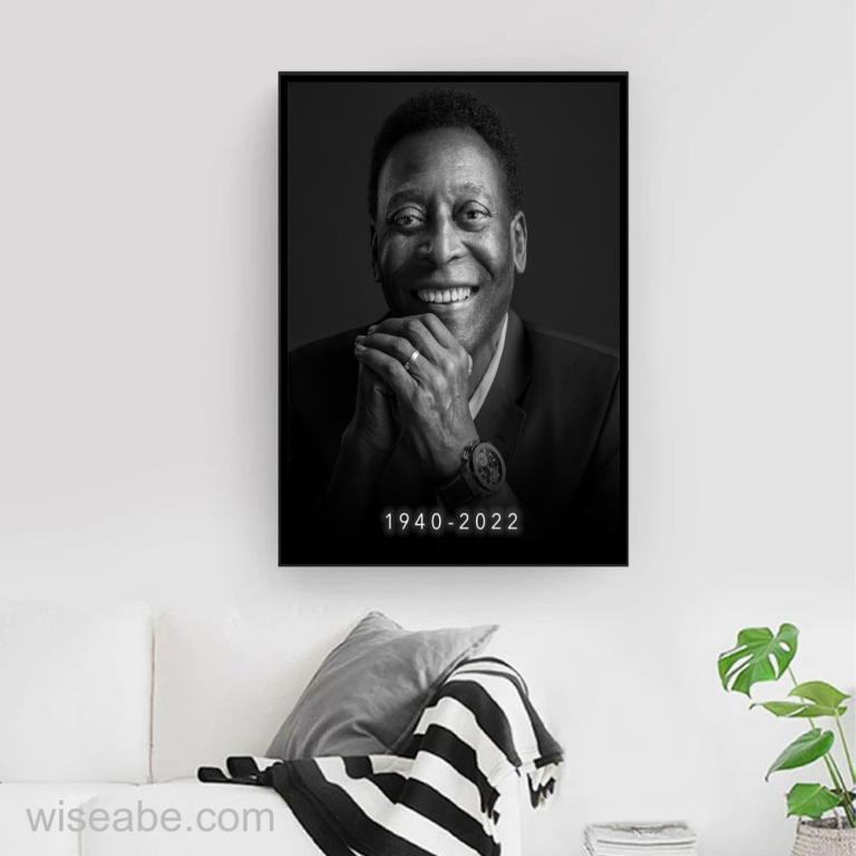 Rest In Peace Pele Legend Never Die Poster - Wiseabe Apparels