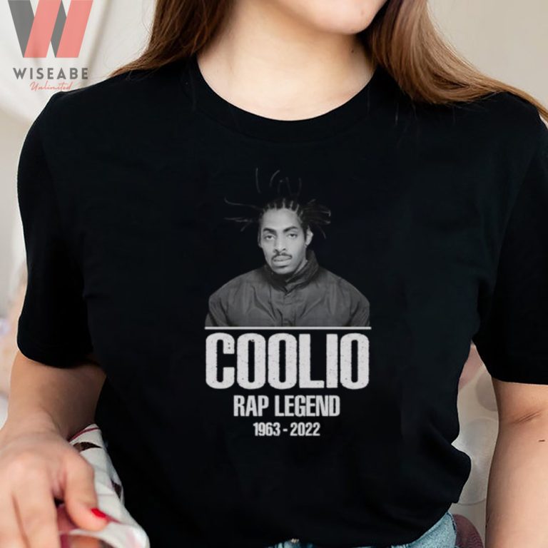 Hot Rapper Coolio Rest In Power Black Shirt - Wiseabe Apparels