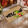 Disney Film Dr Seuss Grinch Green Welcome Grinch Door Mat - Wiseabe ...