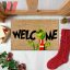 Disney Film Dr Seuss Grinch Green Welcome Grinch Door Mat - Wiseabe ...