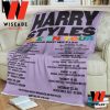 Unique Harry Styles Love On Tour 2023 Schedule Blanket - Wiseabe Apparels