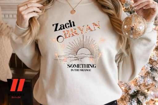 Zach Bryan Country Music Something In Orange Sweatshirt, Zach Bryan ...