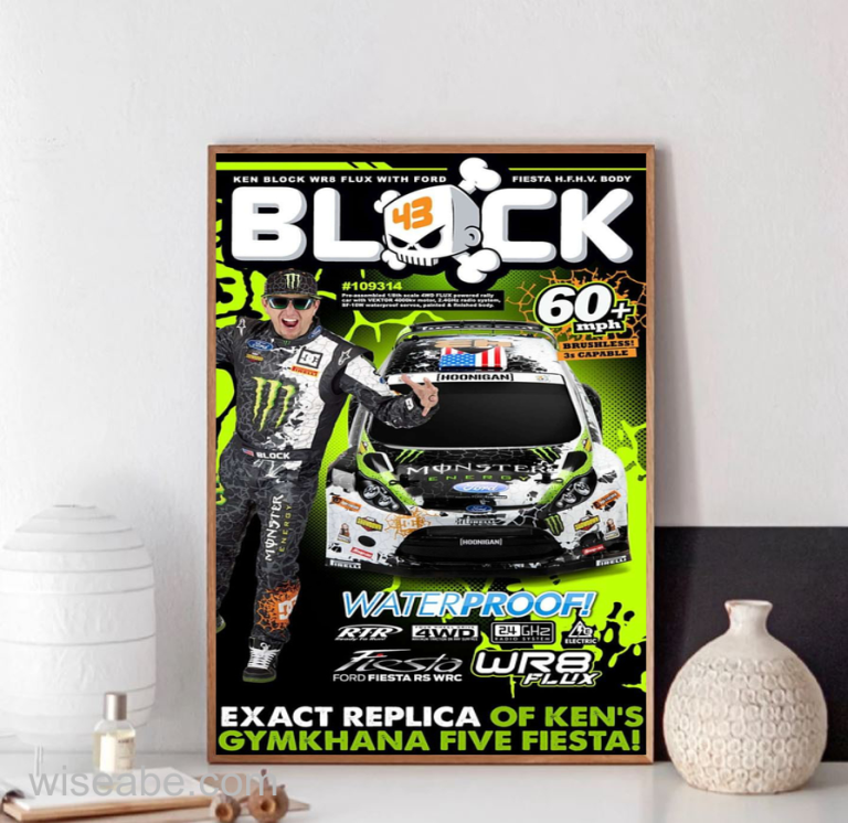 Memorial Ken Block Exact Replica Of Kens Gymkhana Five Fiesta Poster ...