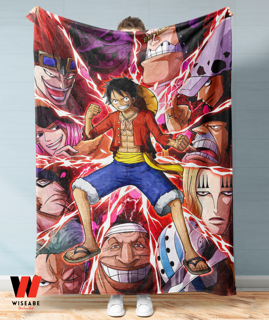 Luffy And Captain Pirates One Piece Anime Blanket, One Piece ...