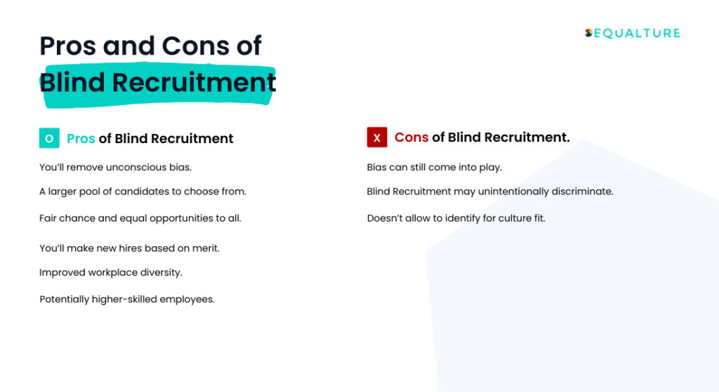 Everything you didn't know about Blind Recruitment - Equalture