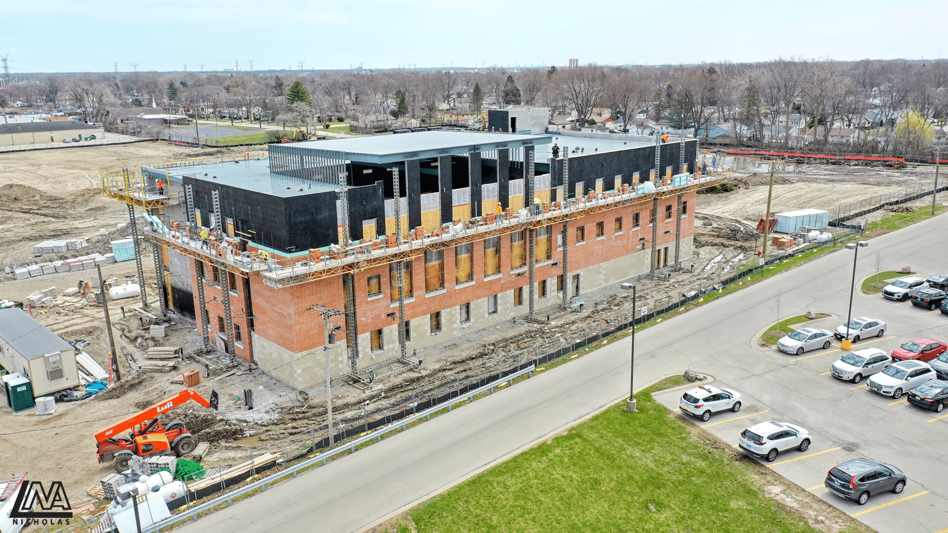 Construction Progress at CCSD 21's New Administrative Center - ARCON