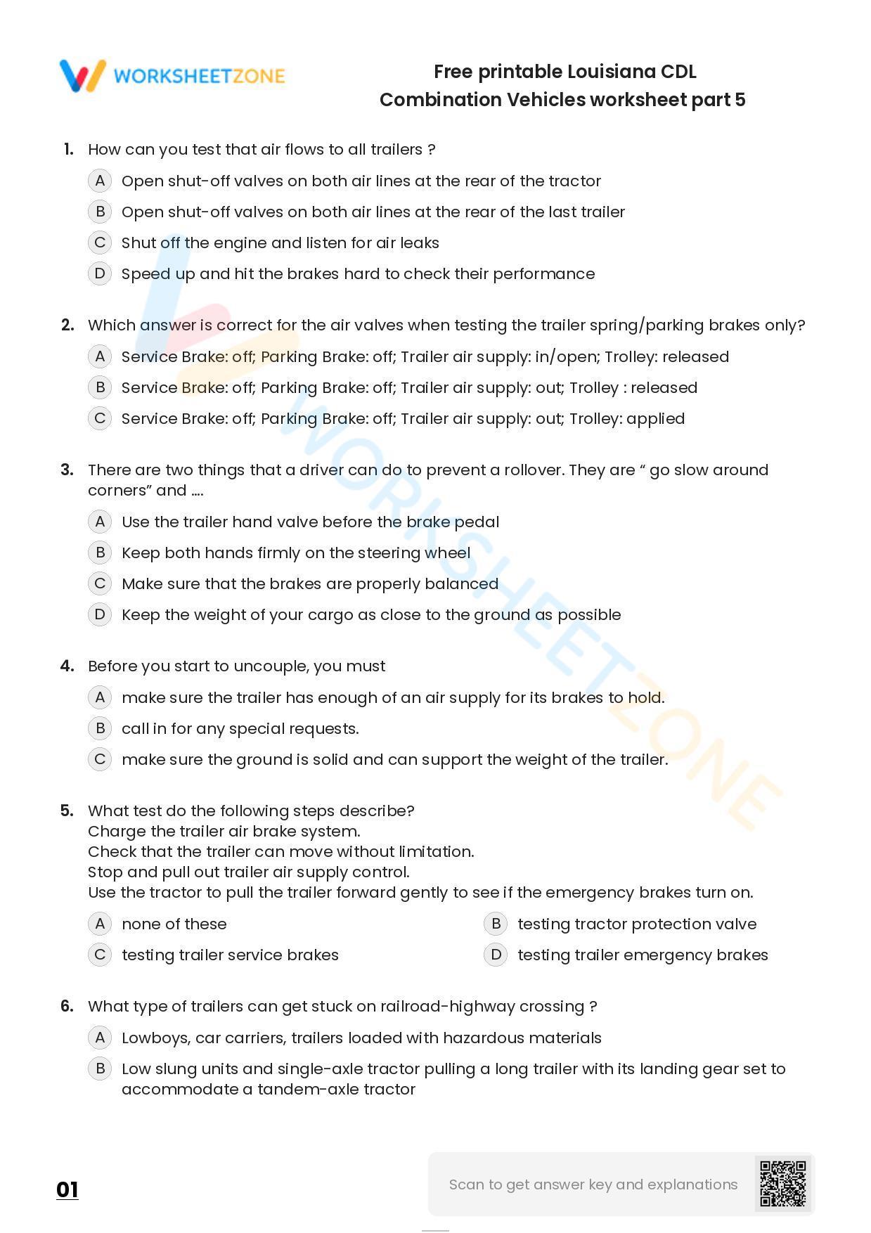 Cdl Combination Test Louisiana at Esperanza Bruns blog
