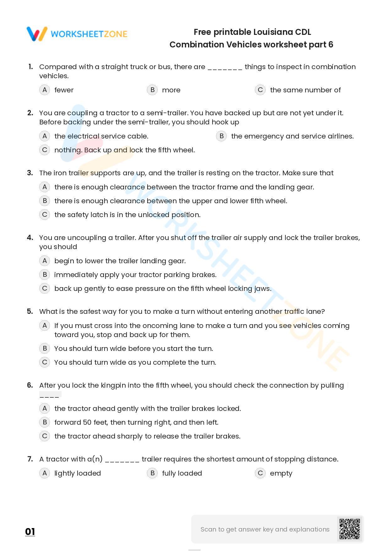 Cdl Combination Test Louisiana at Esperanza Bruns blog