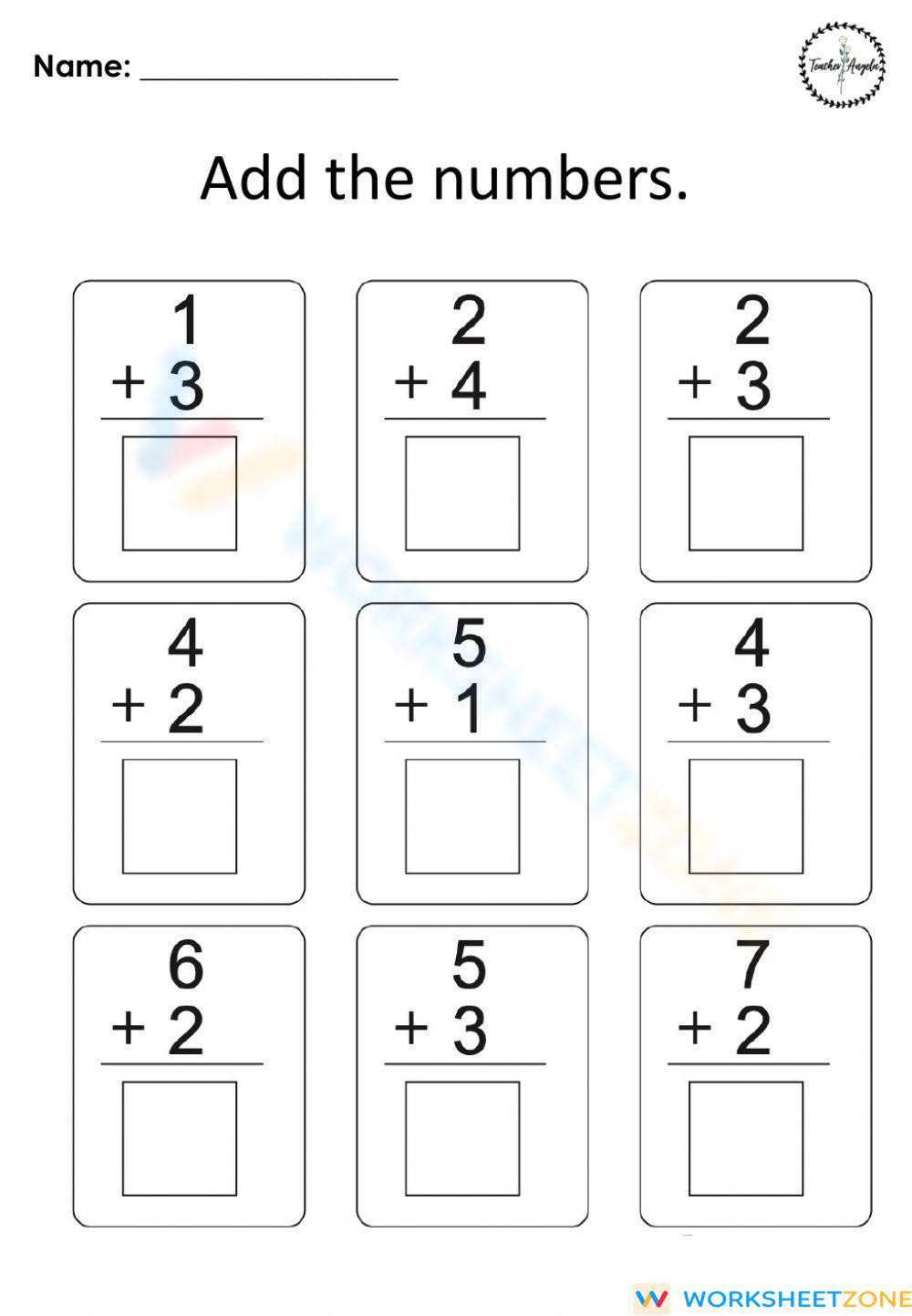 Addition Worksheet